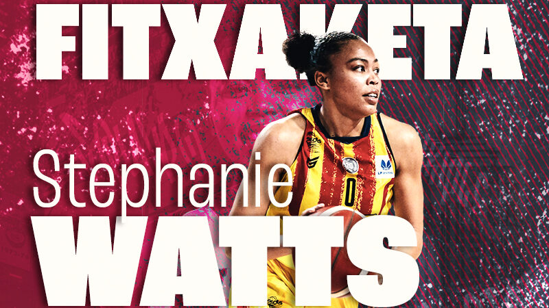 Stephanie Watts fitxau dau Lointek Gernika Bizkaiak Bizkaia Irratia